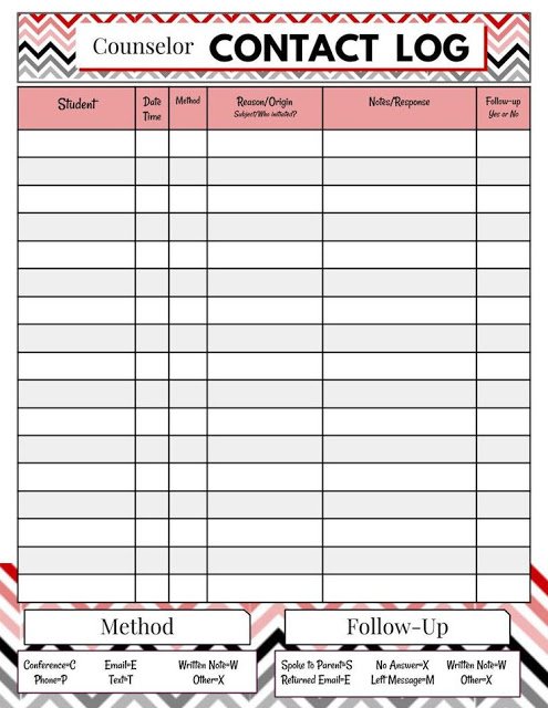Phone Log Template Excel