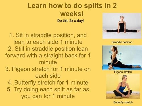Splits Stretches Routine