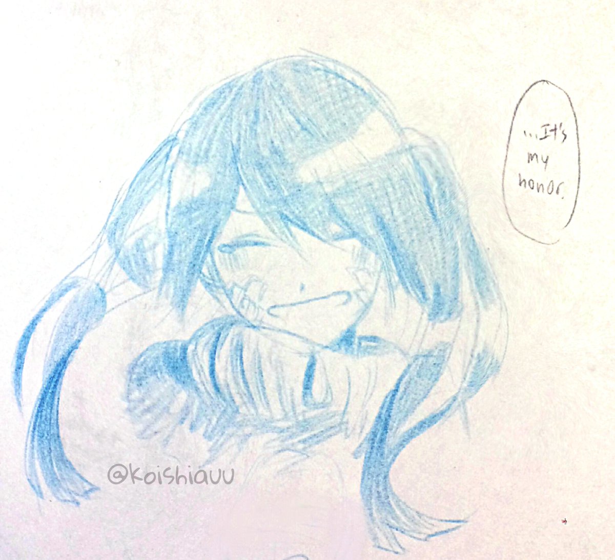 「marinette doodle, i love drawing her hair like this; messy &」ザン / xanの漫画