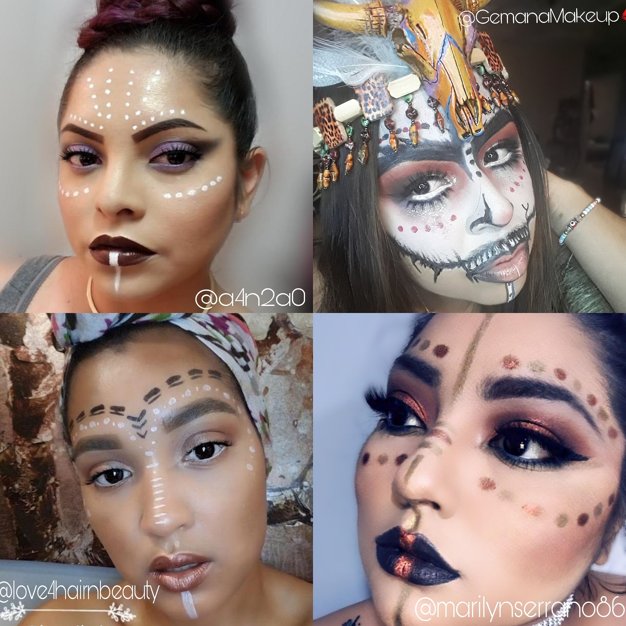 Voodoo Priestess Makeup