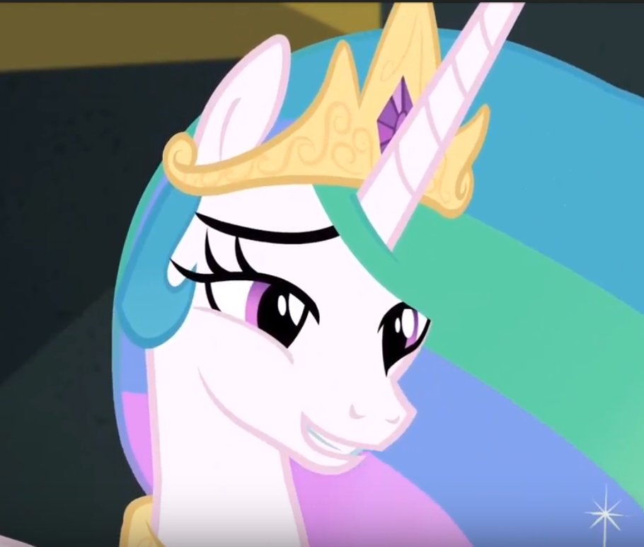 Princess Celestia Happy