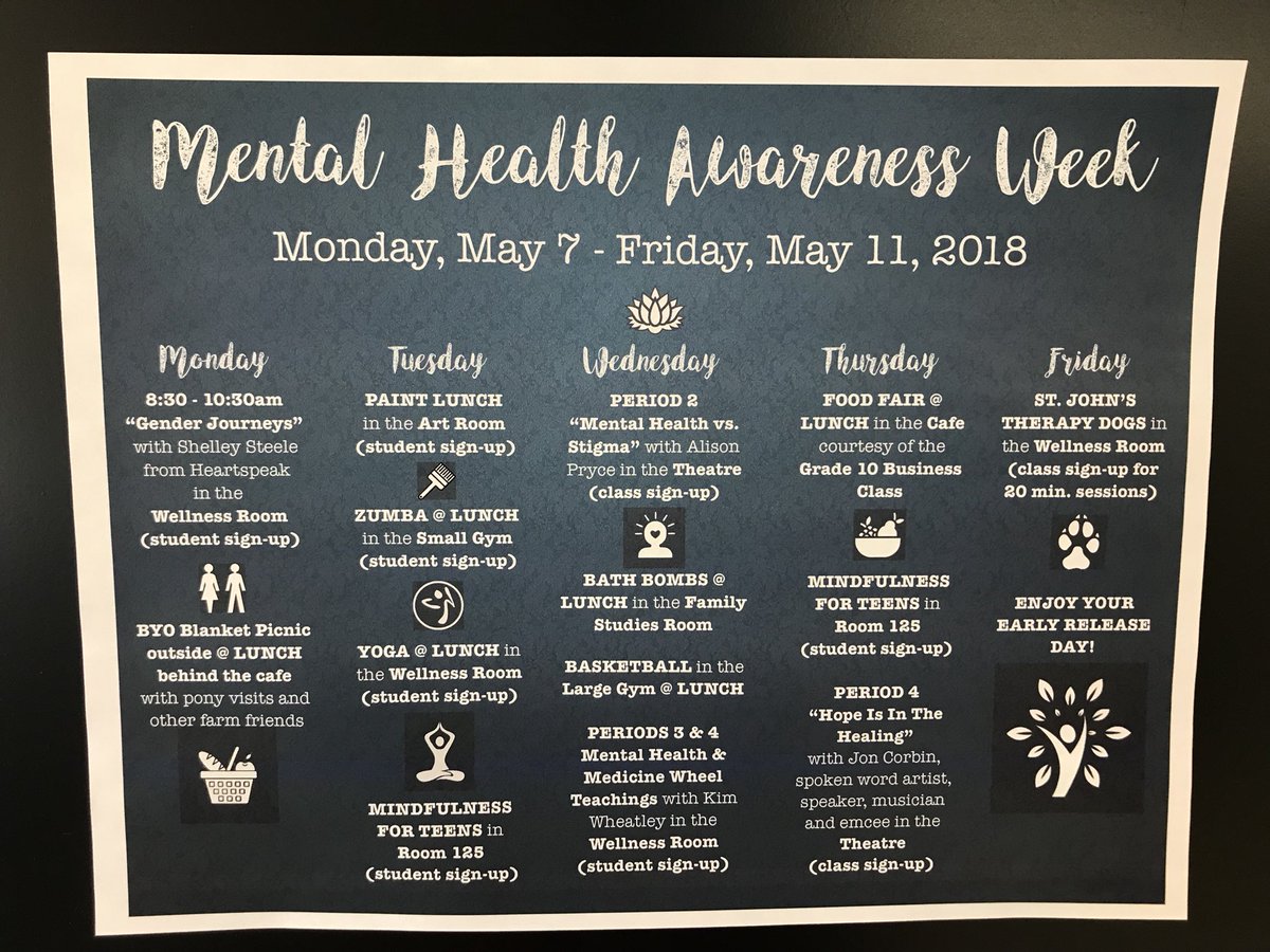 Clarksonchargers On Twitter Mental Health Awareness Week Activities Take Place May 7 11 clarksonchargers-on-twitter-mental-health-awareness-week-activities-take-place-may-7-11