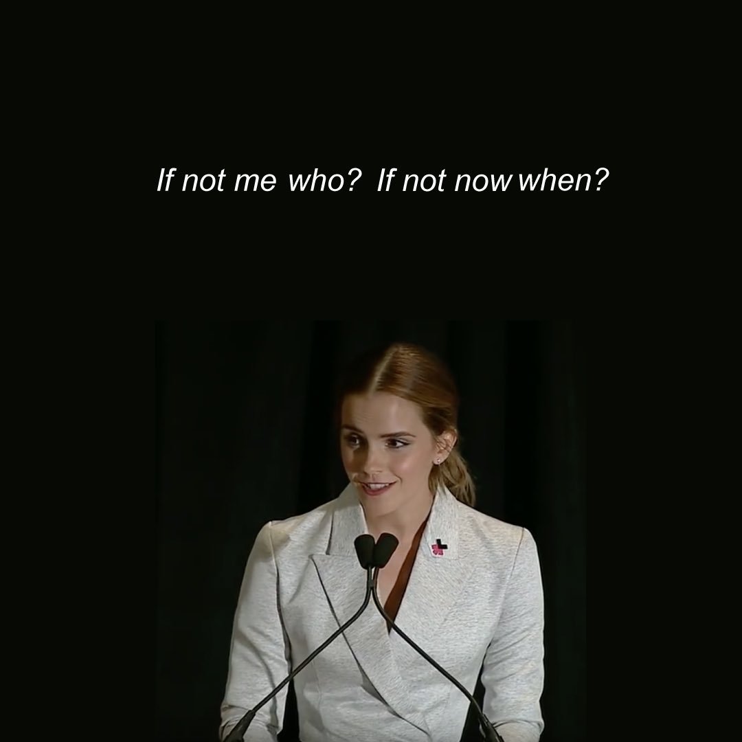 여러분의멘션에페미심어드립니다 on Twitter: "If not me who? If not now when? #페미니즘 ...