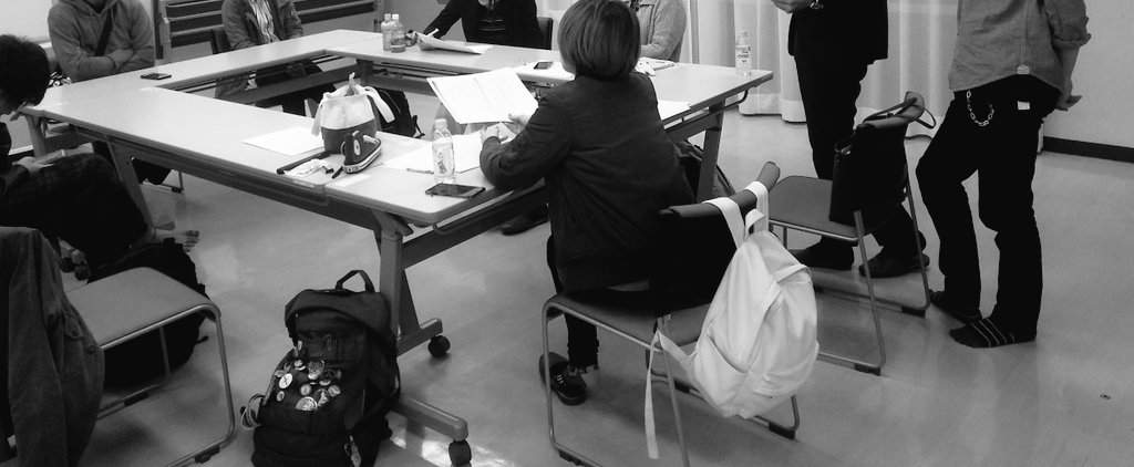 劇団 五寸釘 On Twitter 官能文学朗読ライブの初顔合わせ兼初稽古。 今日のしゅーかく 『濁点はえろい』でした。 それでは皆々様また来週 ヽ・∀・ノ