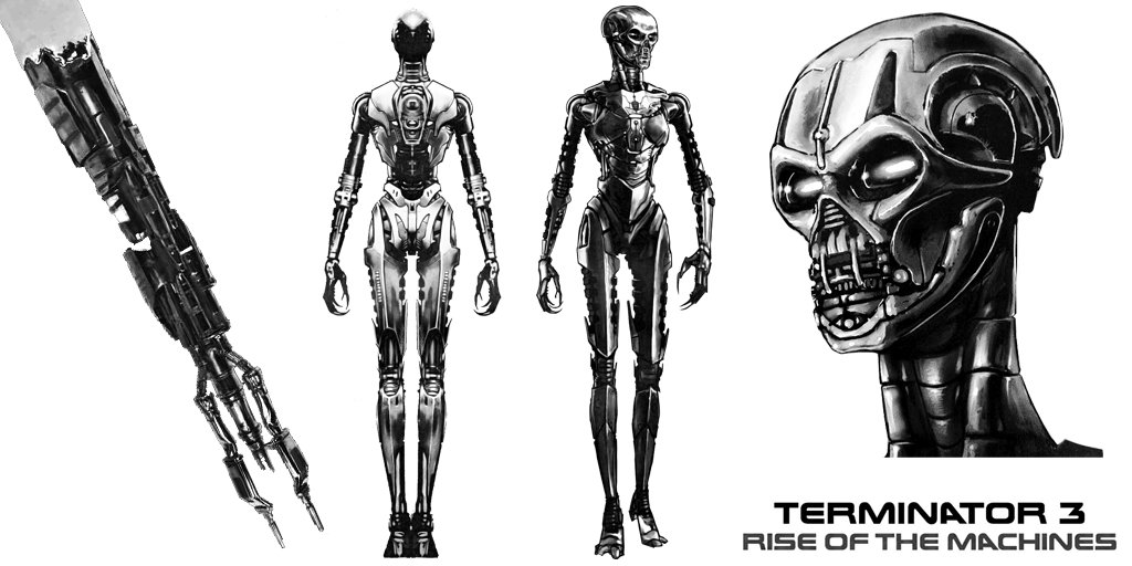 Terminator Salvation Drawings