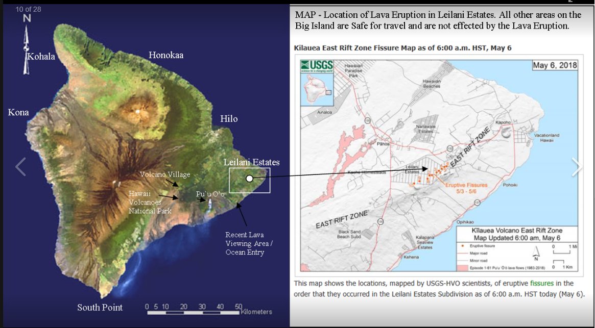 Current Volcanic Activity Map