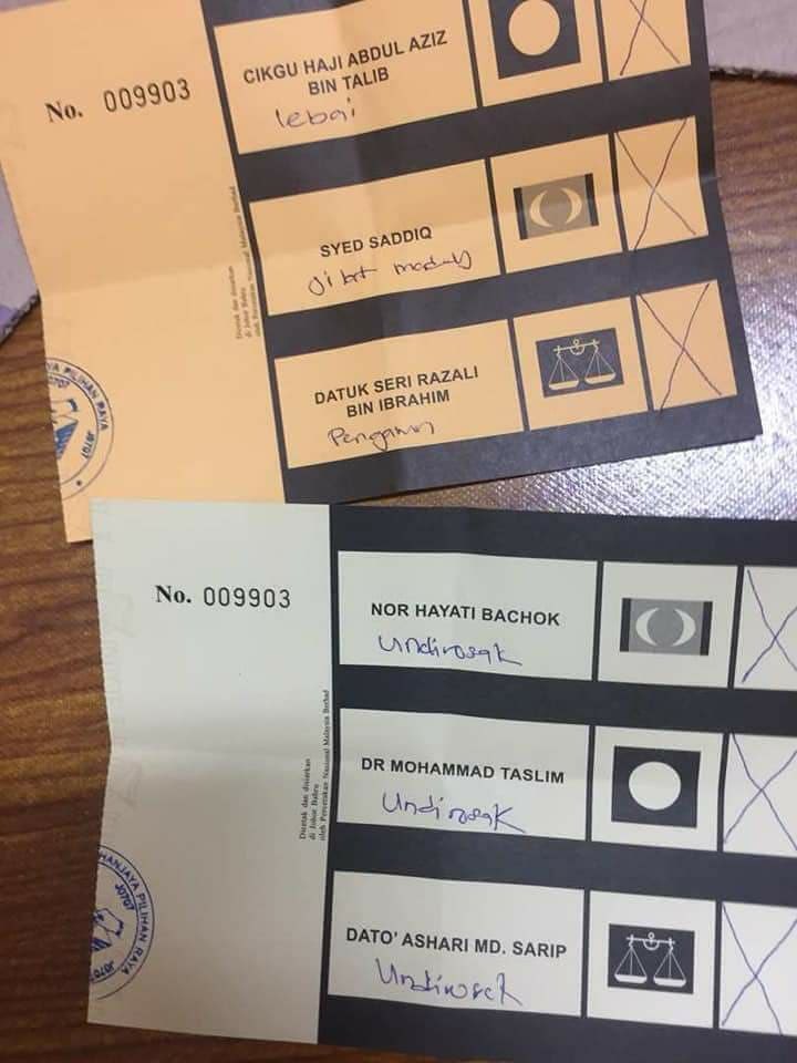 geng undi rosak kambing