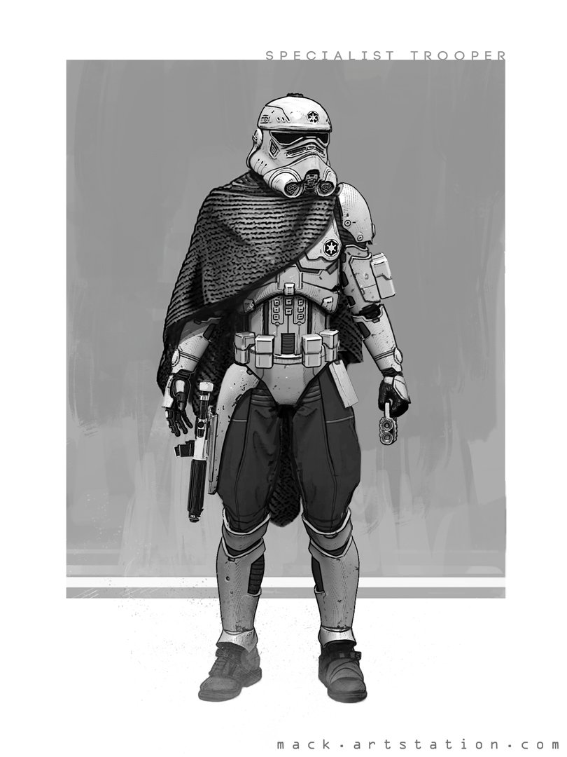 Star Wars Stormtrooper Concept Art