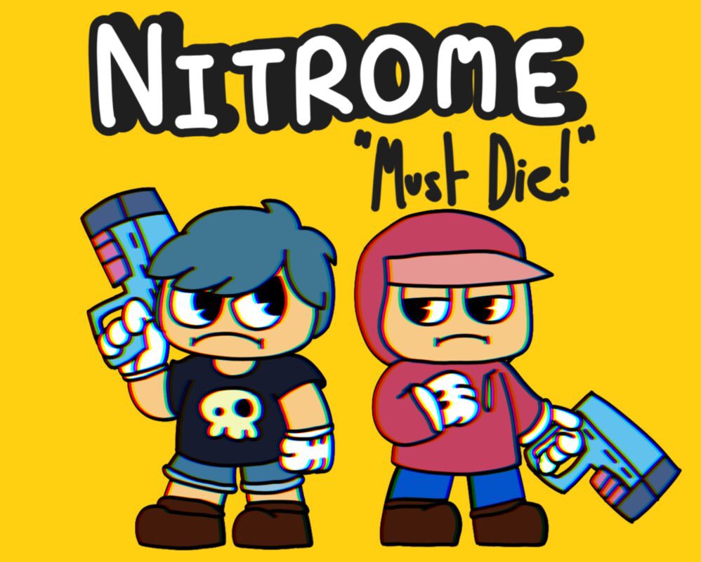 Nitrome on Twitter: "What a super cool crossover fanart of our 100th ...