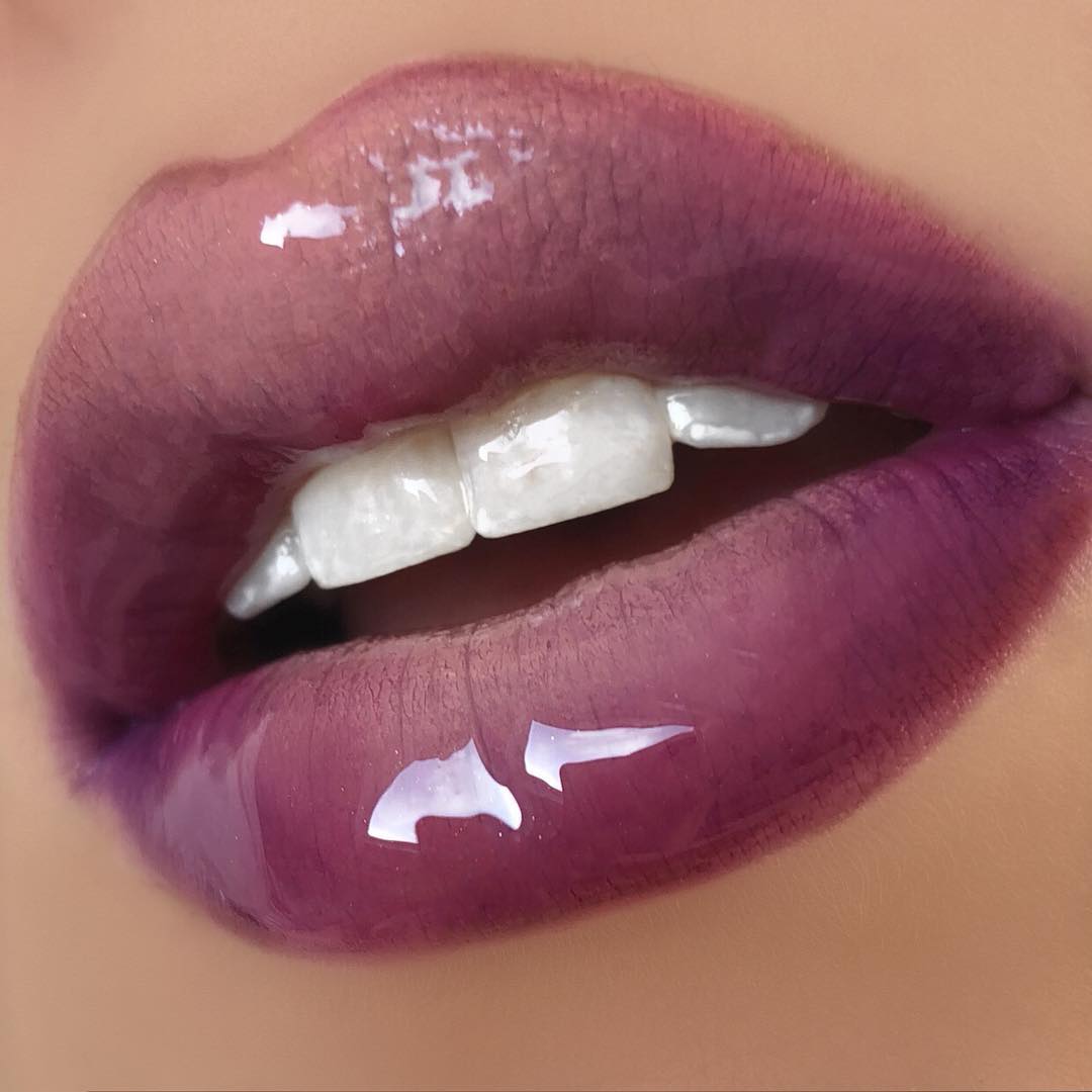 Purple Ombre Lips