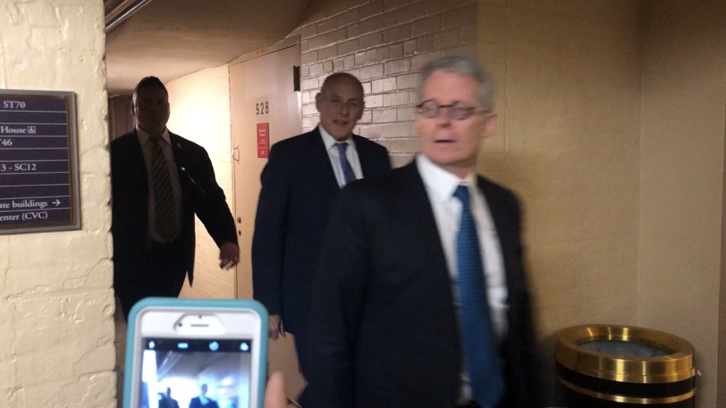 Spotted arriving at the Capitol for the Gang of Eight DOJ Briefing: WH ...