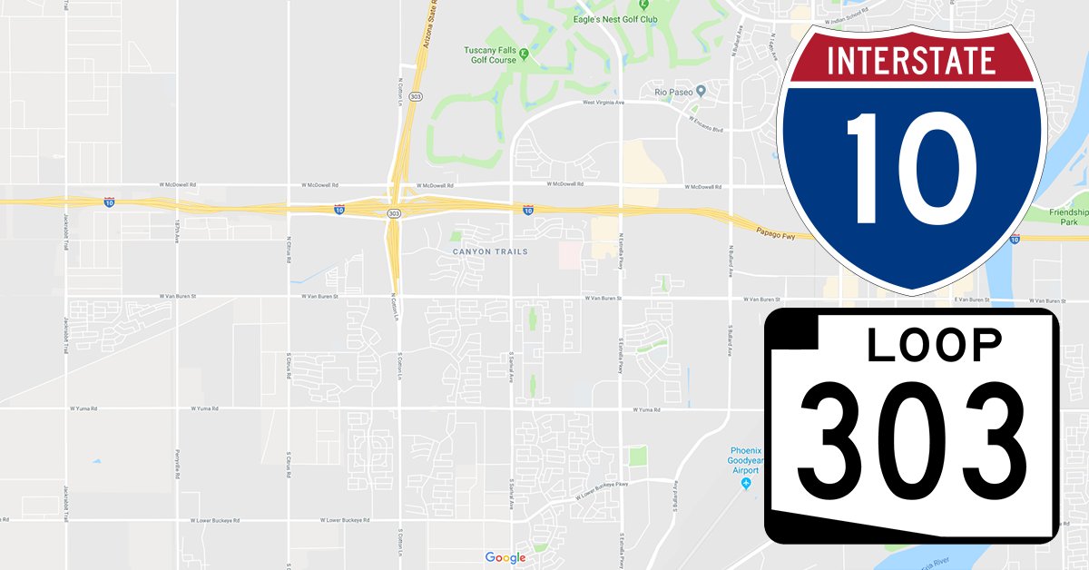 Goodyear Arizona Zip Code Map - United States Map