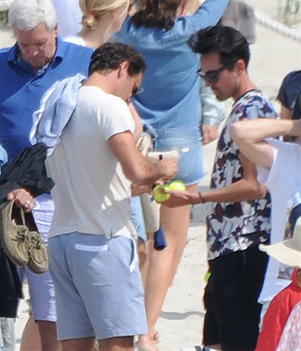 Roger Federer e la moglie Mirka in vacanza ad Ibiza Roger Federer e la moglie Mirka in vacanza ad Ibiza