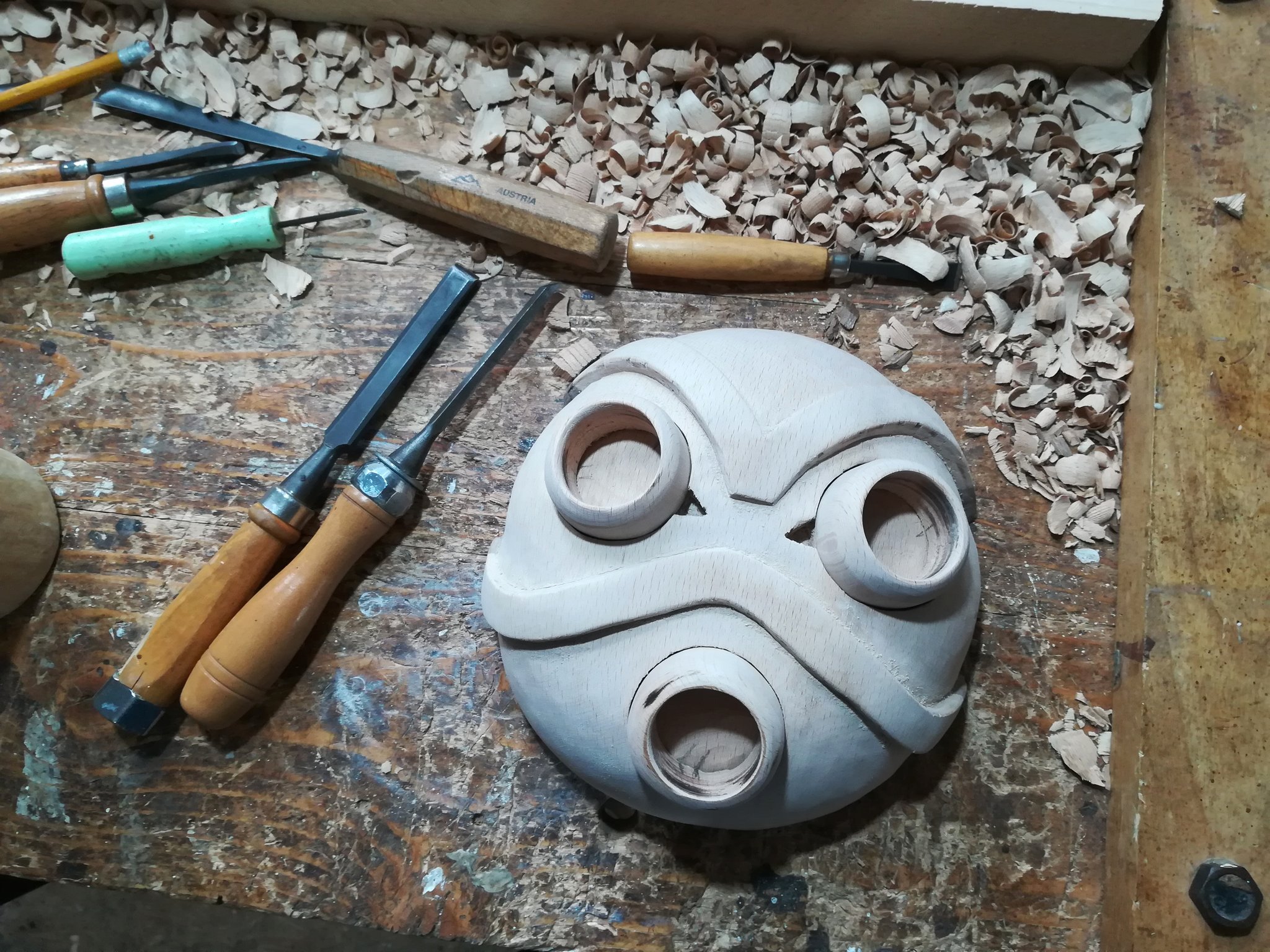 Princess Mononoke Mask Tutorial