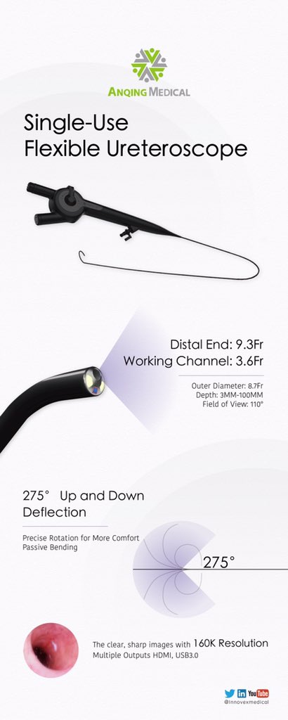 Ureteroscope Diameter