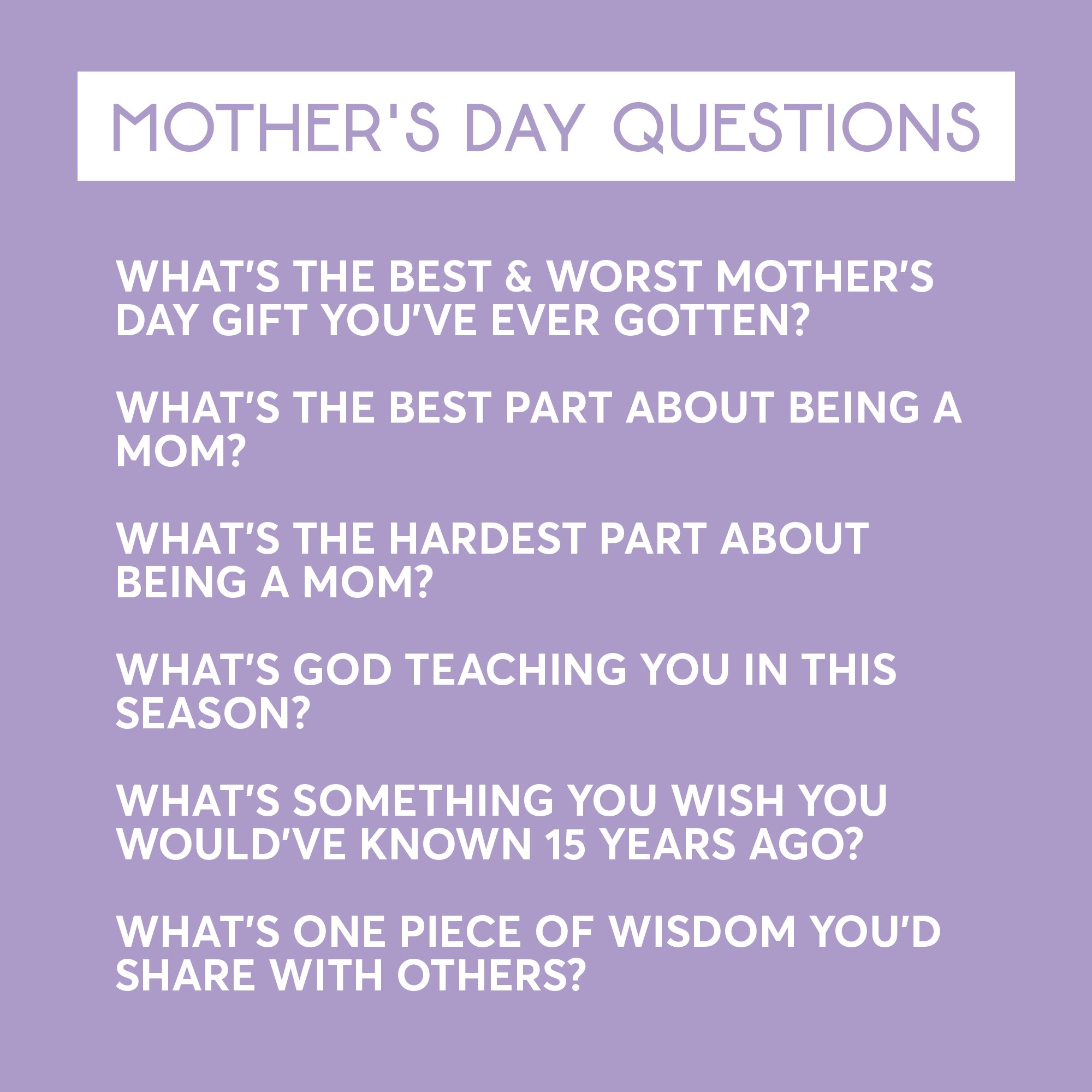 Valley Creek Church on Twitter: "Here are some great questions to ask ...
