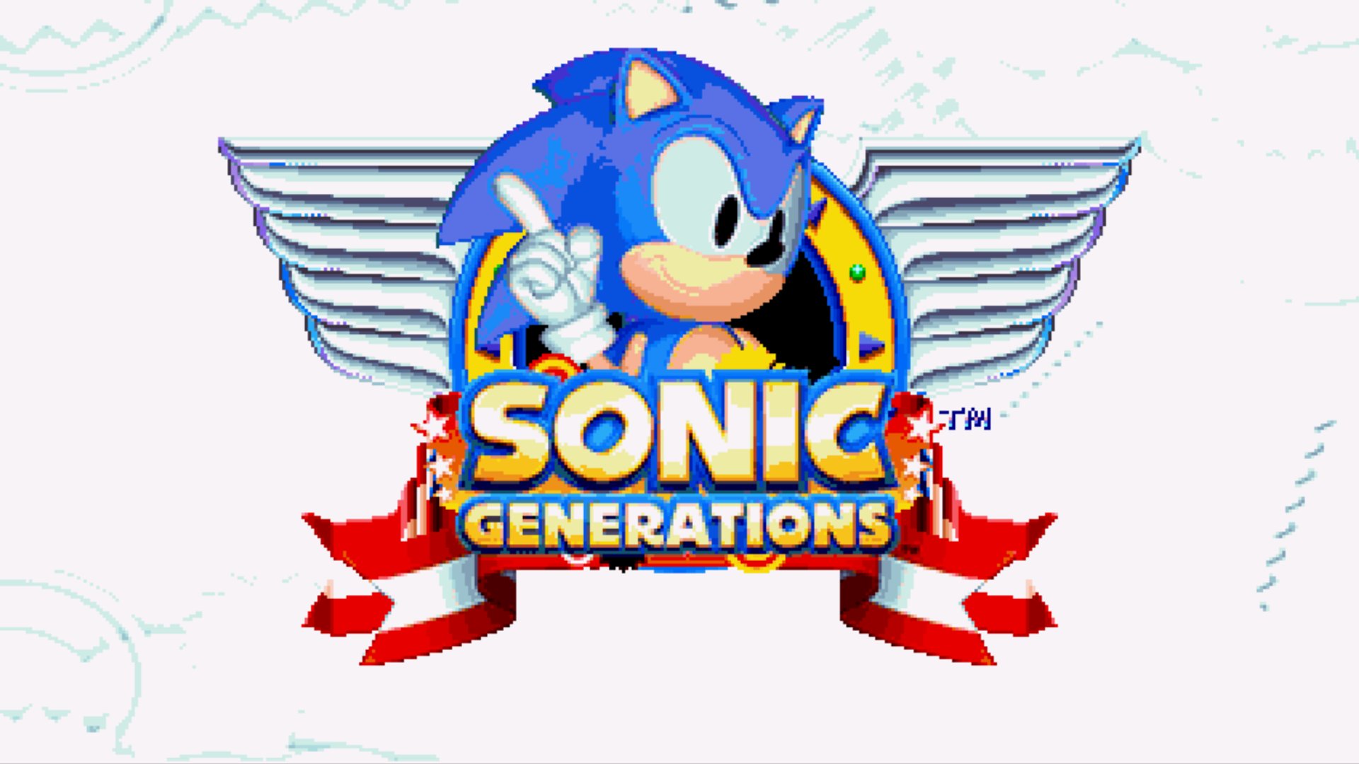 Sonic Generations Title Screen