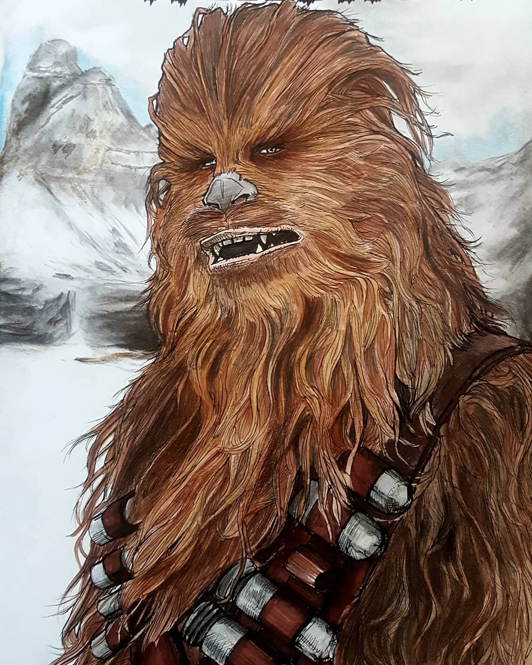 Chewbacca Outline