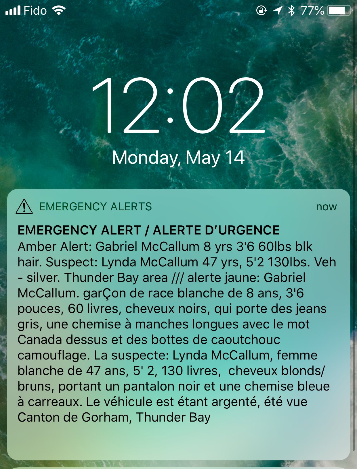 Amber Alert Iphone