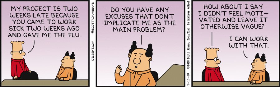 Project delay — dilbert today - scoopnest.com