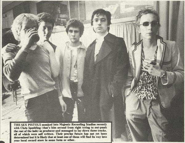 This Day In Sex Pistols History May 15th 1976 The Sex Pistols First Trip To The Recording