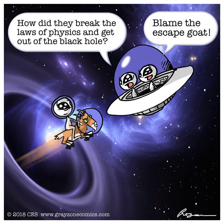 Funny Black Hole Comic