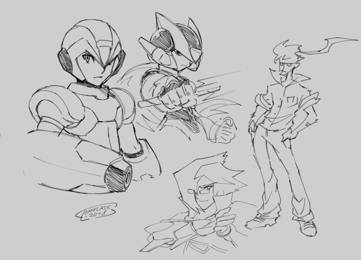 「Drawpile Sketches : X, Zero, Ratio from FictionSphere and a 」🎃Tomycase🦇の漫画