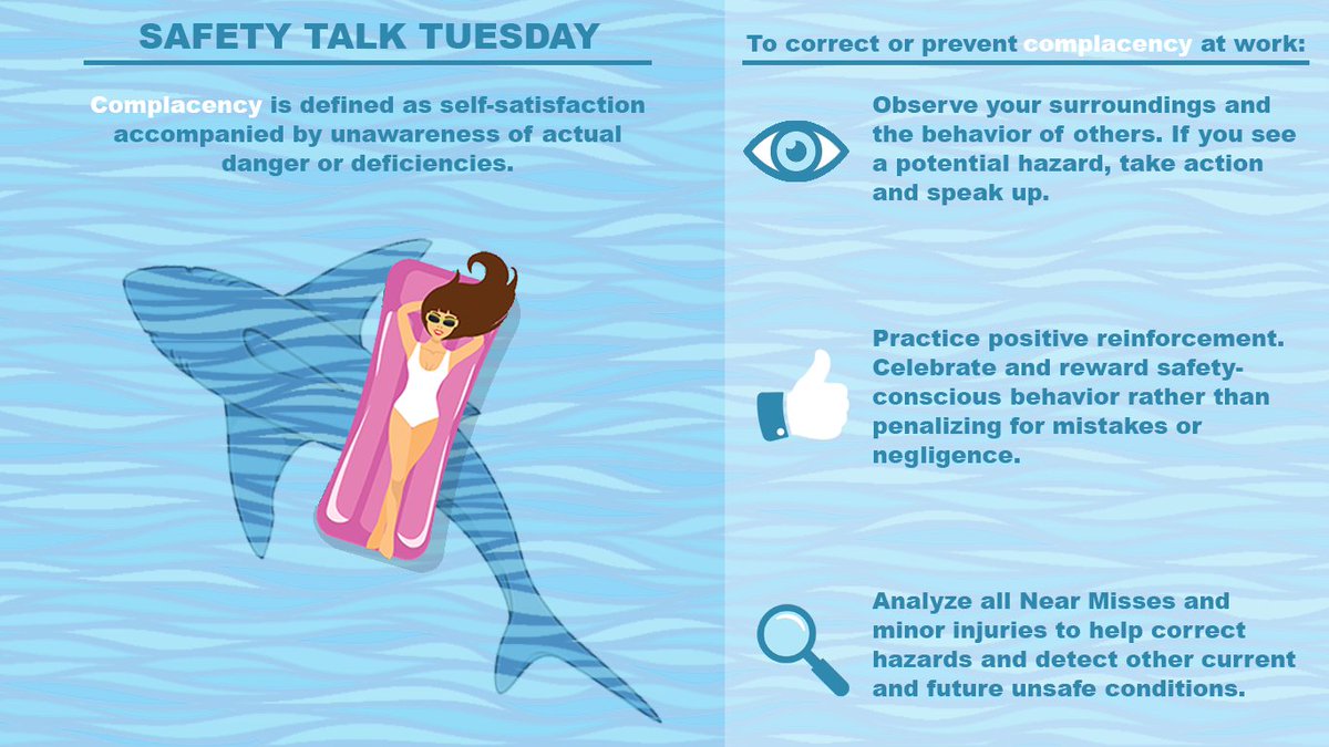 Complacency At Work Safety