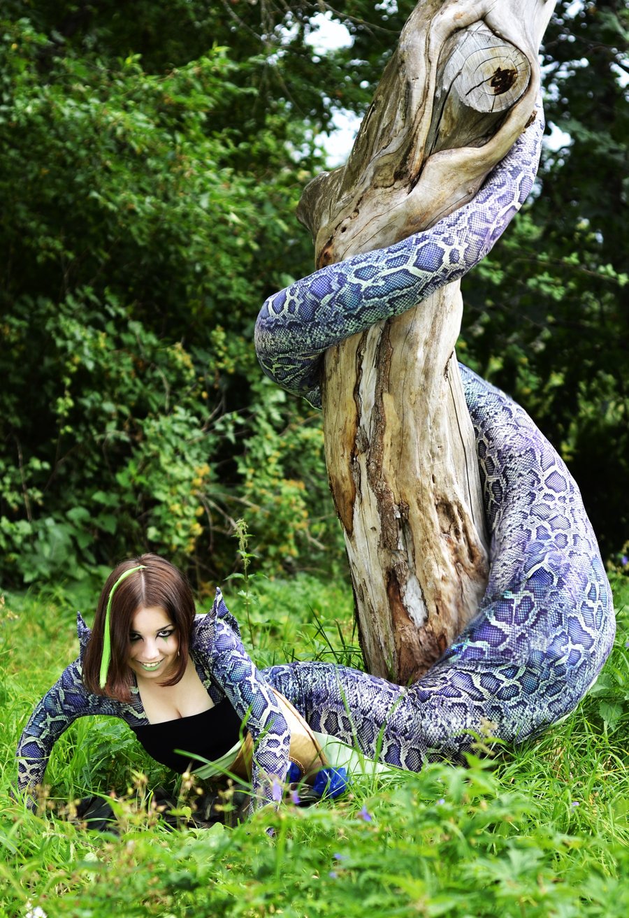 Beautiful Girl Half Snake