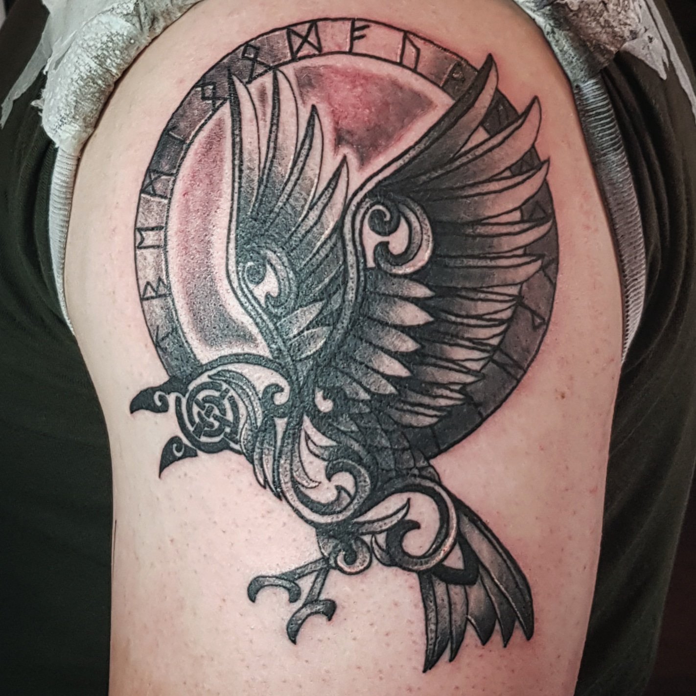 Neo traditional viking tattoo - Bronctattooaus.com