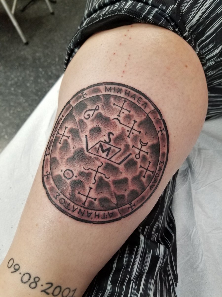 Archangel Gabriel Symbol Tattoo