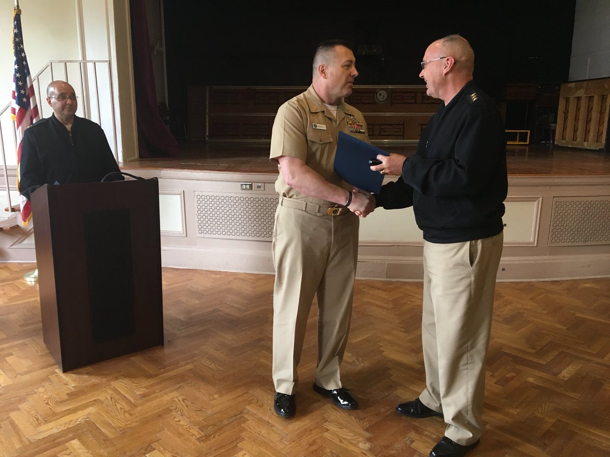 Hospital Corpsman Senior Chief (FMF) David Bennett is frocked to Master ...