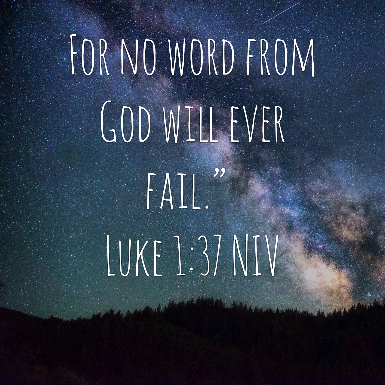 Luke 1:37 Niv