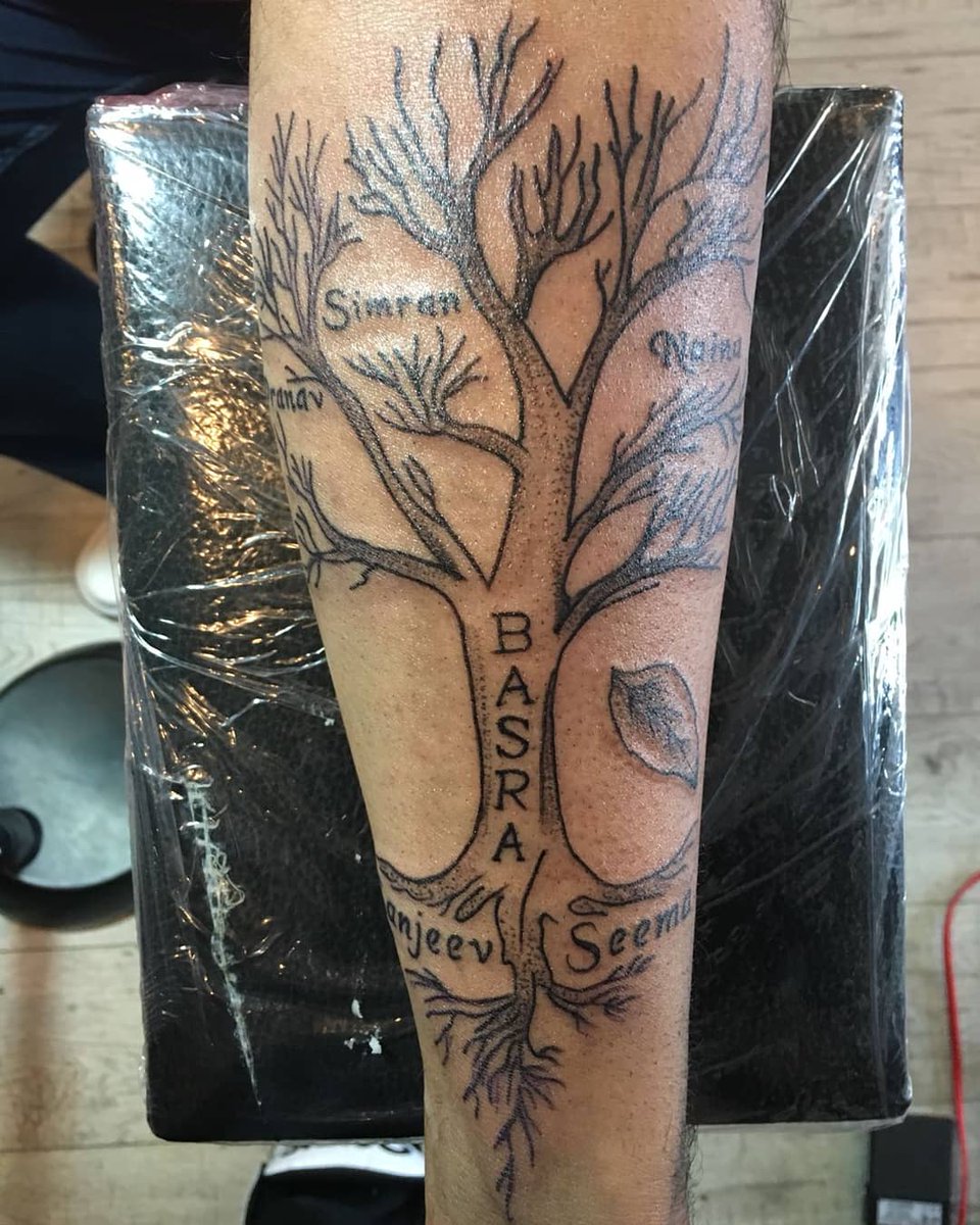 Family Tree Tattoos Forearm