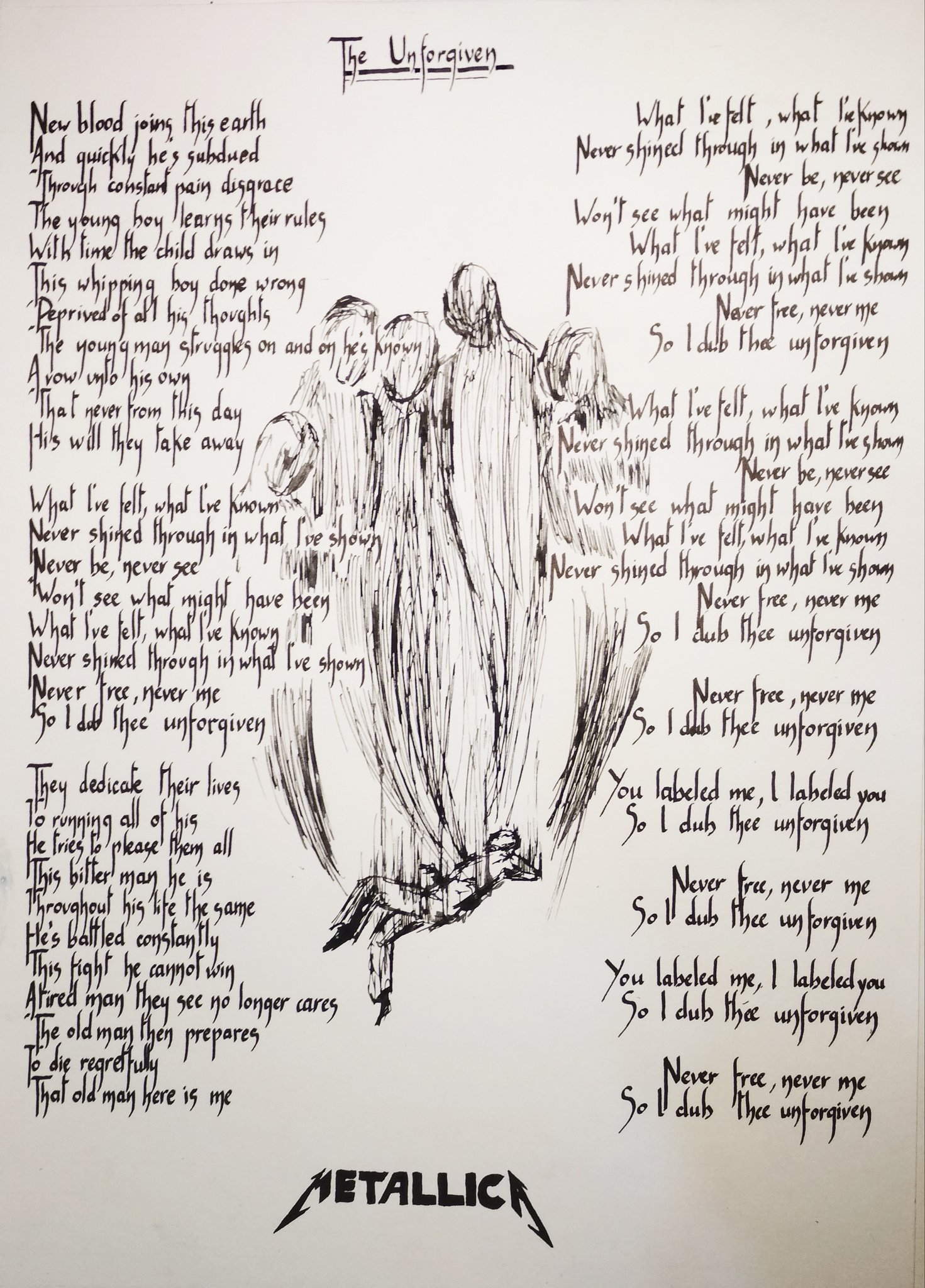 Metallica Unforgiven Lyrics