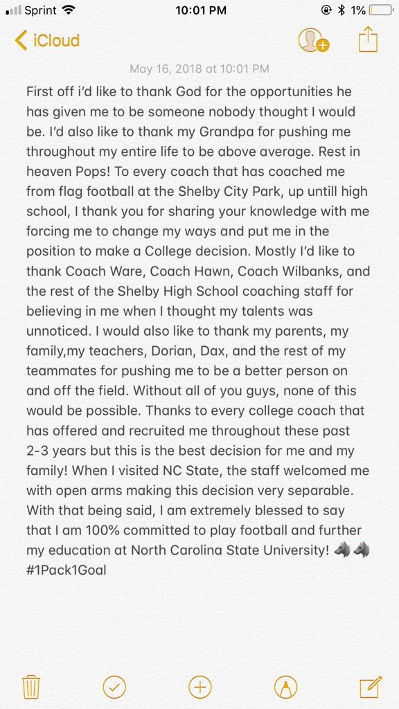 2019 3* OLB Jaylon Scott commits to NC State : r/CFB