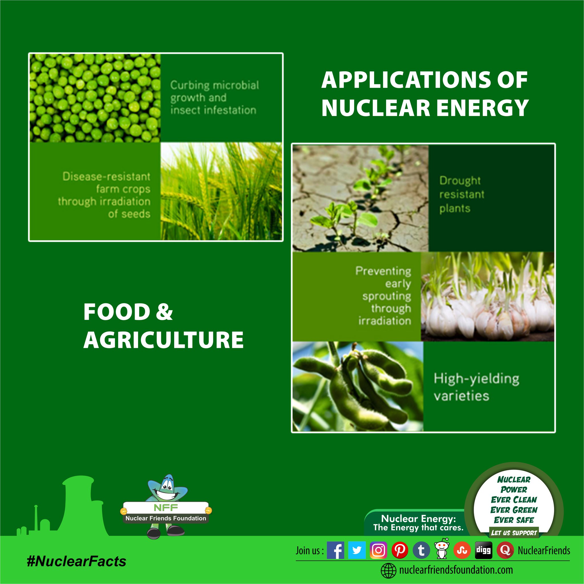 Uses Of Nuclear Energy In Food And Agriculture