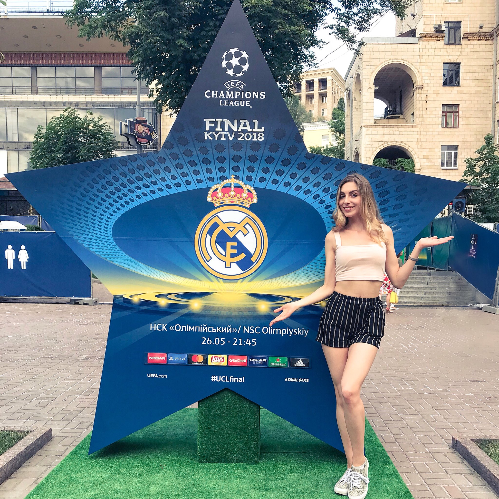 Iryna Fedchenko on Twitter: "Falta poco 😍#ChampionsLeagueFinal #Kyiv2018 https://t.co/61QBCnZc87 ...