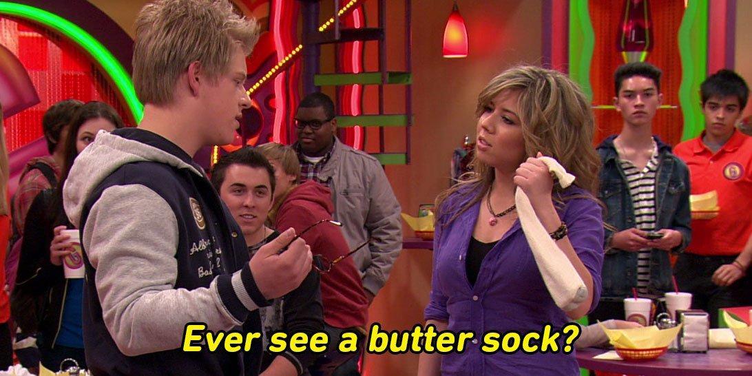 Icarly One Direction Butter Sock