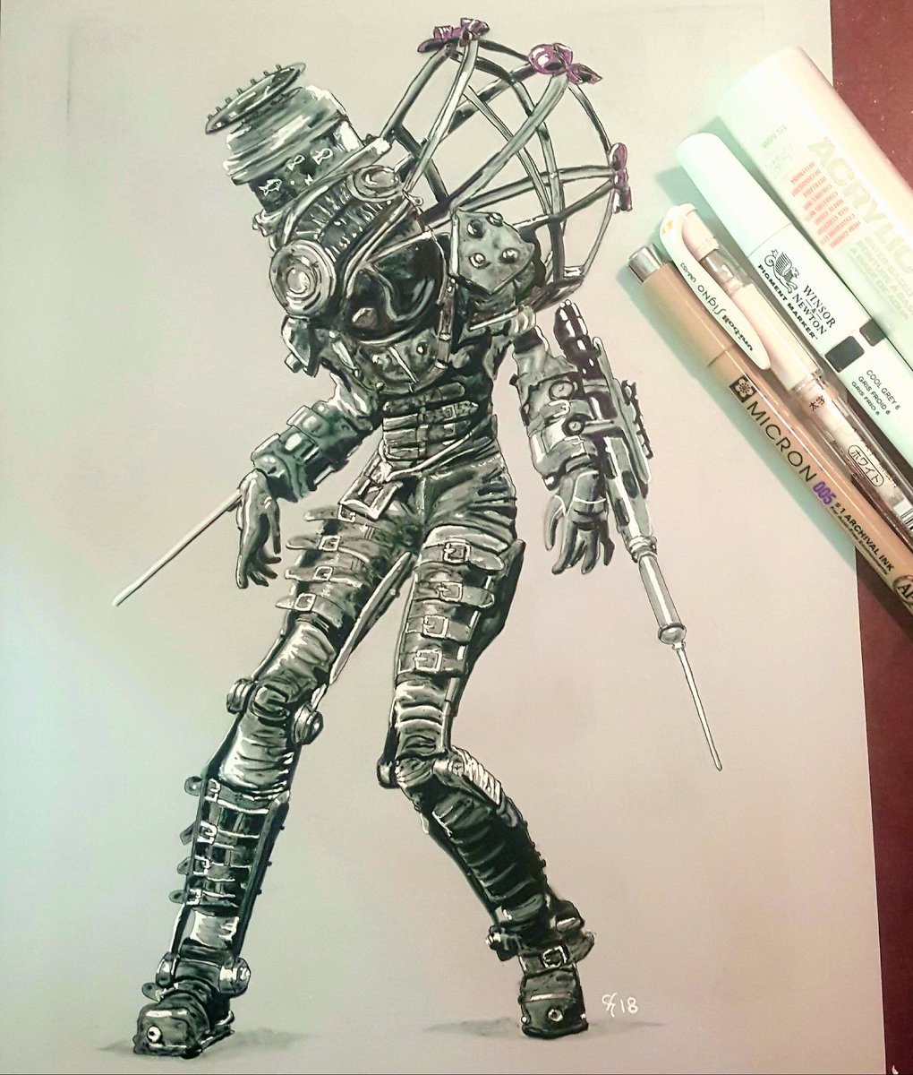 Little Sister Bioshock Drawing