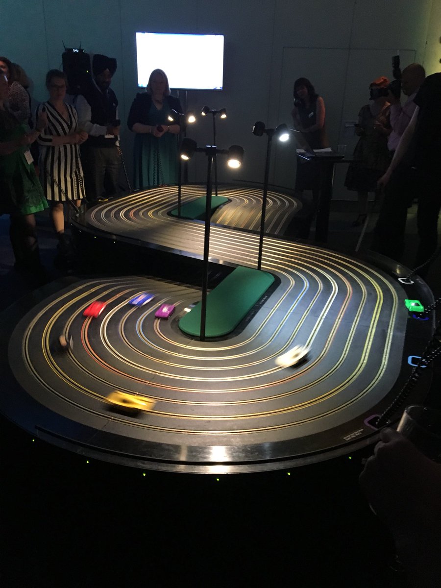 Giant Scalextric Hire Largest UK 8 lane track - miniracing.com