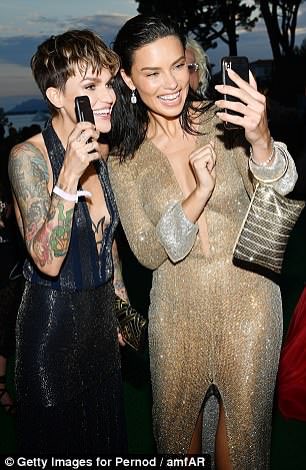 Ruby Rose Daily on Twitter: "PHOTOS | @RubyRose & @AdrianaLima at @amfAR Cannes Gala 2018…