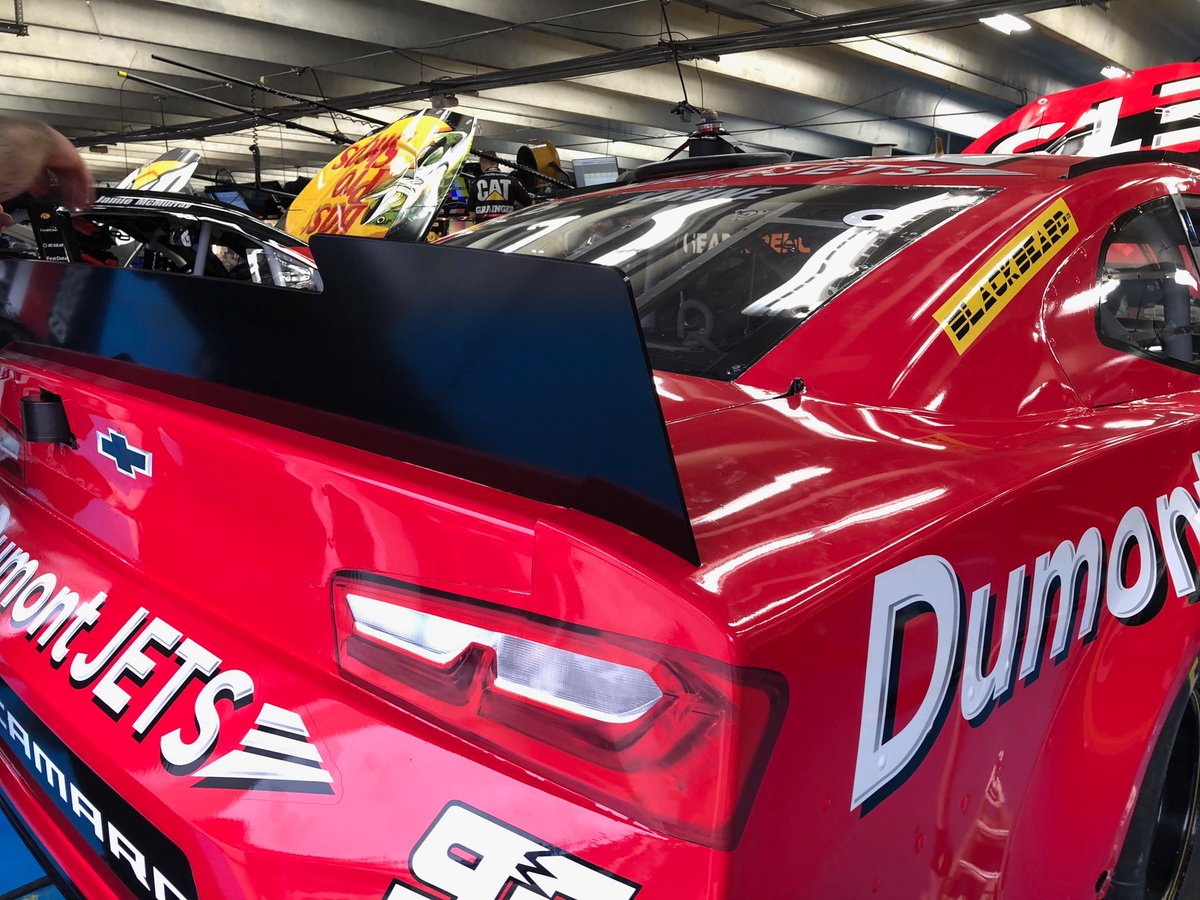 First look at the All-Star aero package rear spoiler : NASCAR