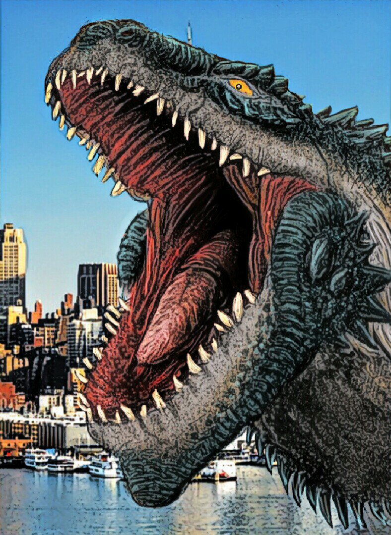 Godzilla 1998 Sketch