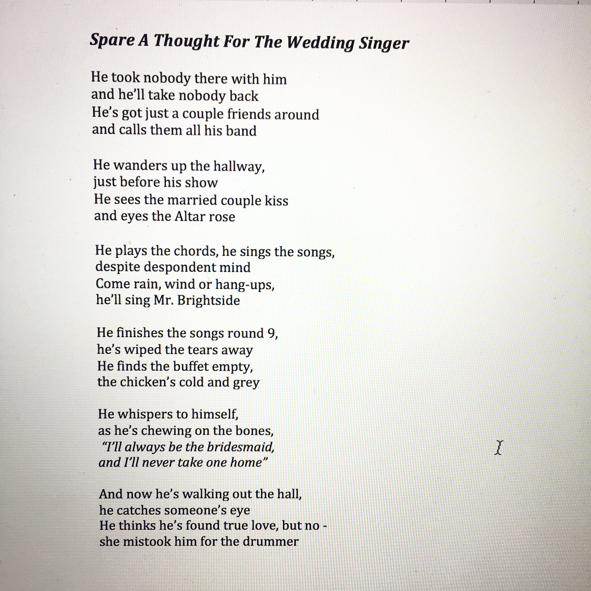 The Wedding Singer Quotes