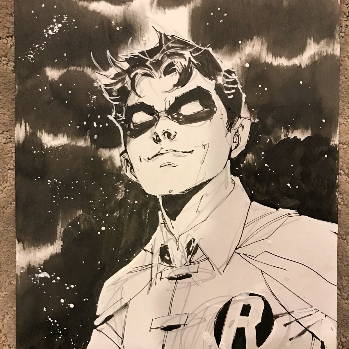 Jim Lee Robin Sketch