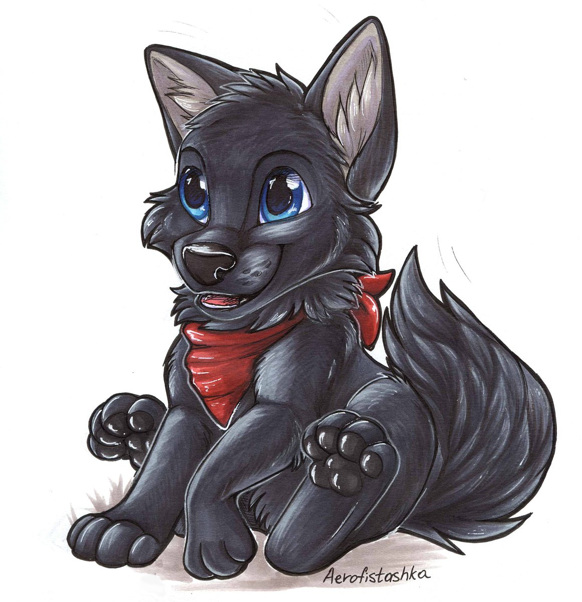 How To Draw Chibi Wolves