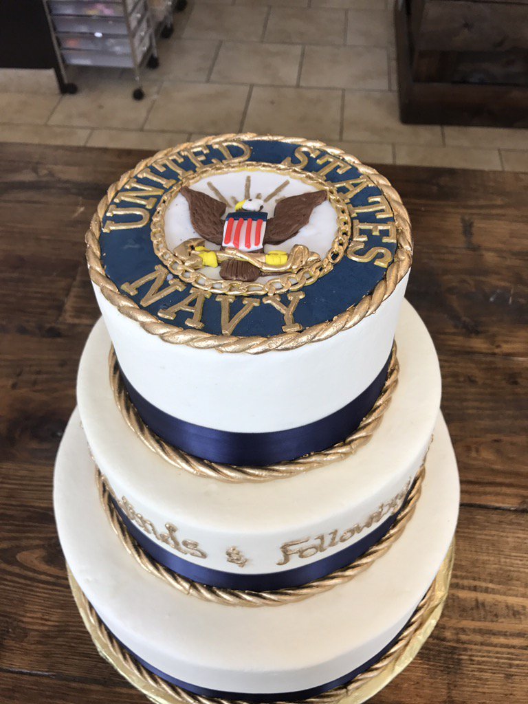 Us Navy Cake Decorations Cake By Cupcake Sisters — Cupcake Sisters
