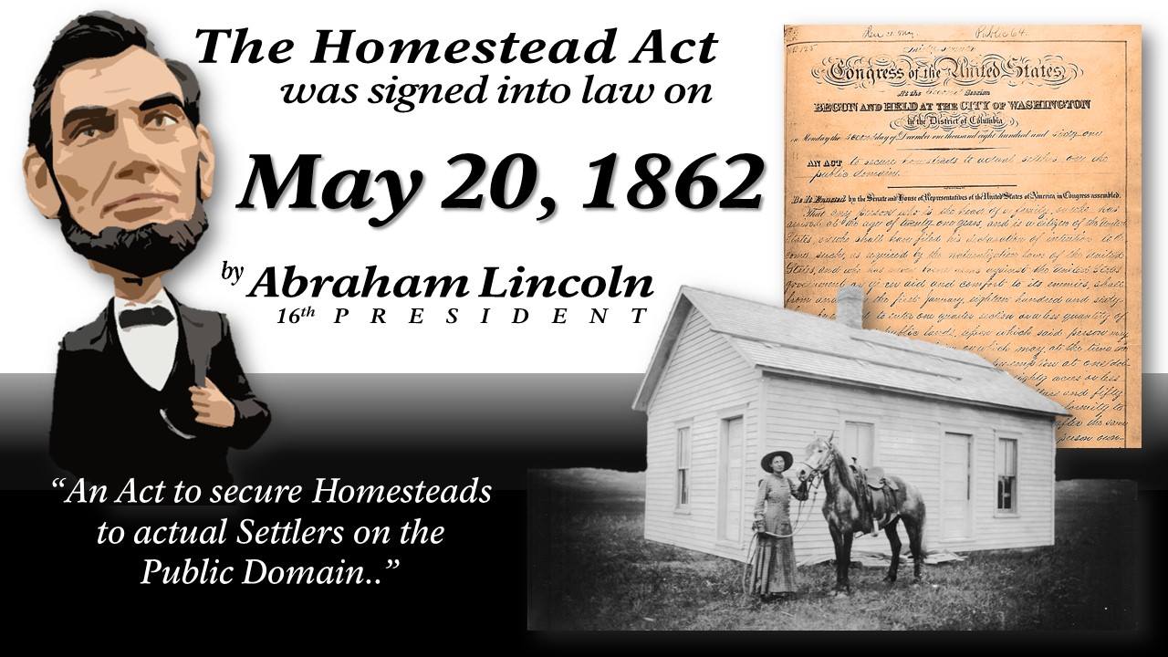 Homestead Act Poster