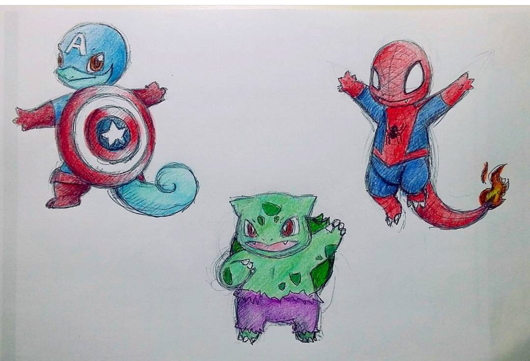 Avengers Pokemon Crossover
